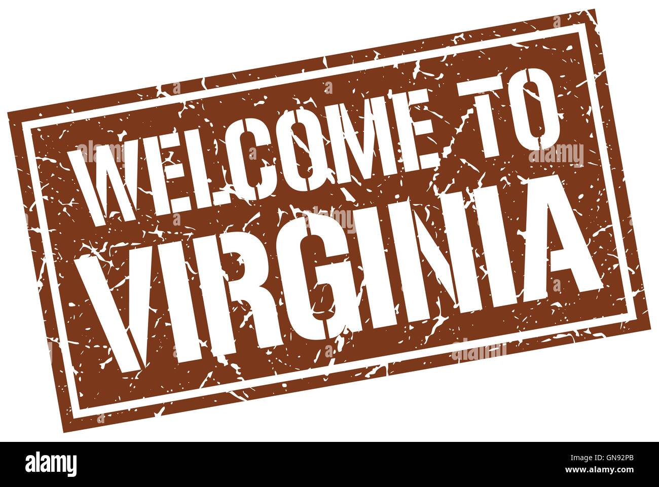 Virginia stamp vector vectors Stock Vector Images - Alamy