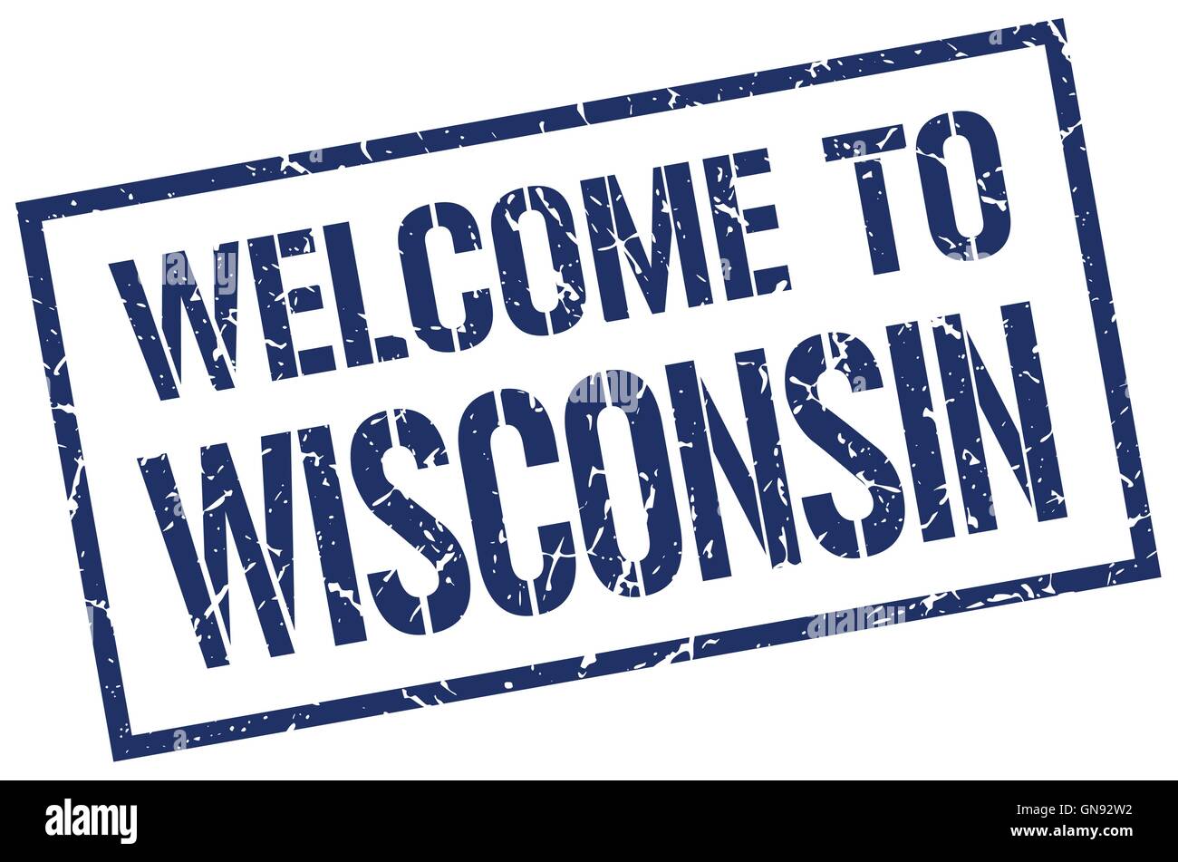 Wisconsin stamp vector vectors hi-res stock photography and images - Alamy