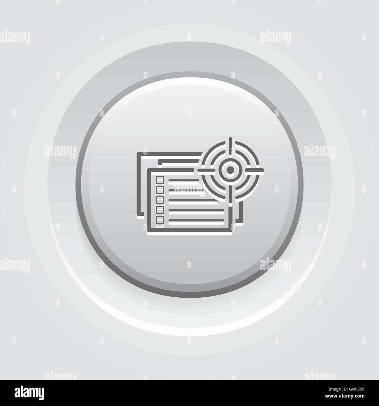 The List of Goals Icon Stock Vector Image & Art - Alamy