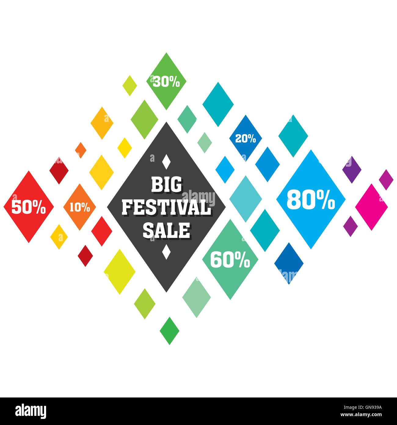 Big festival sale banner design hi-res stock photography and images - Alamy