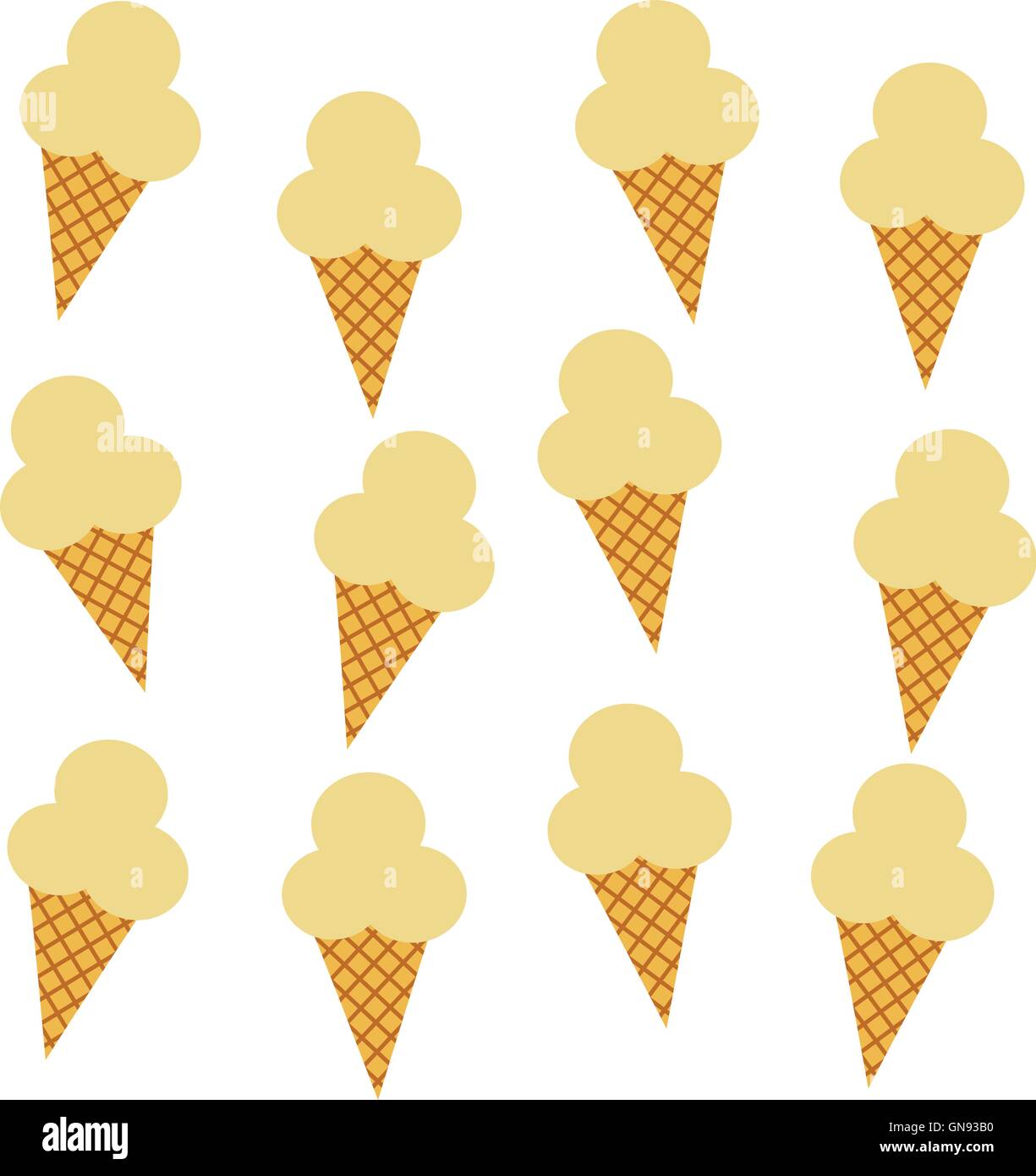ice cream pattern Stock Vector Image & Art - Alamy