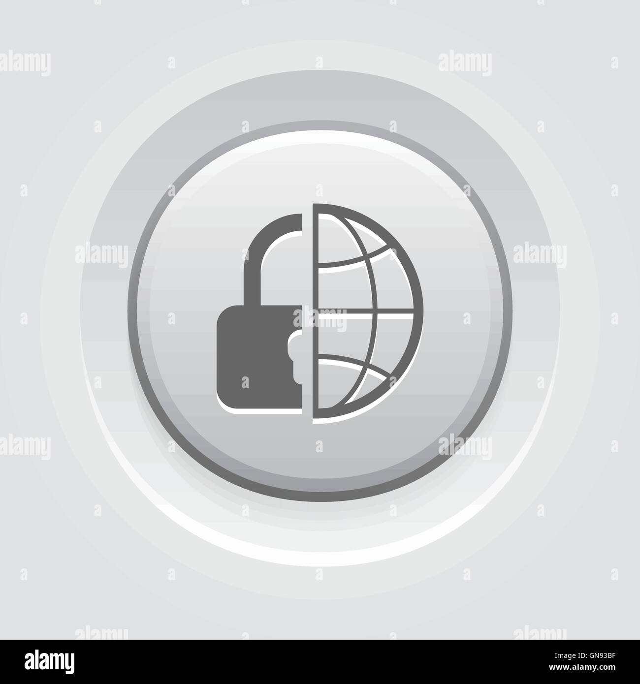 Global Security Icon Stock Vector Image & Art - Alamy