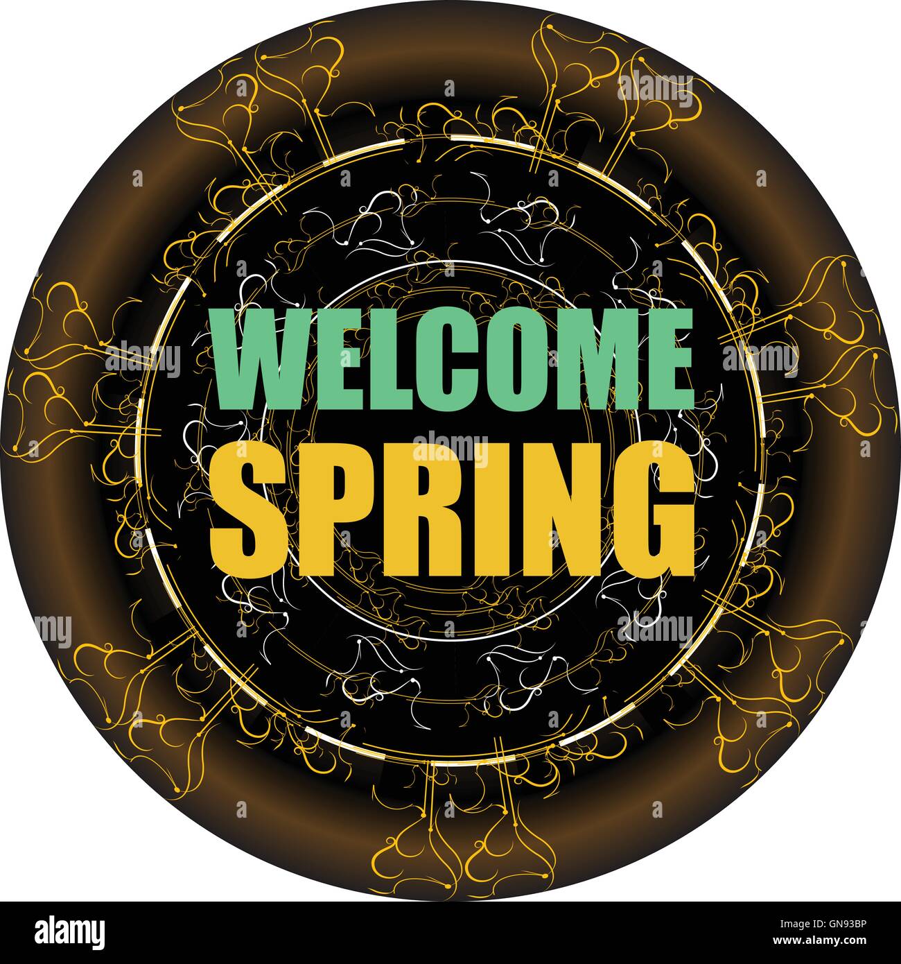Welcome Spring Holiday Card. Welcome Spring Vector. Love background ...