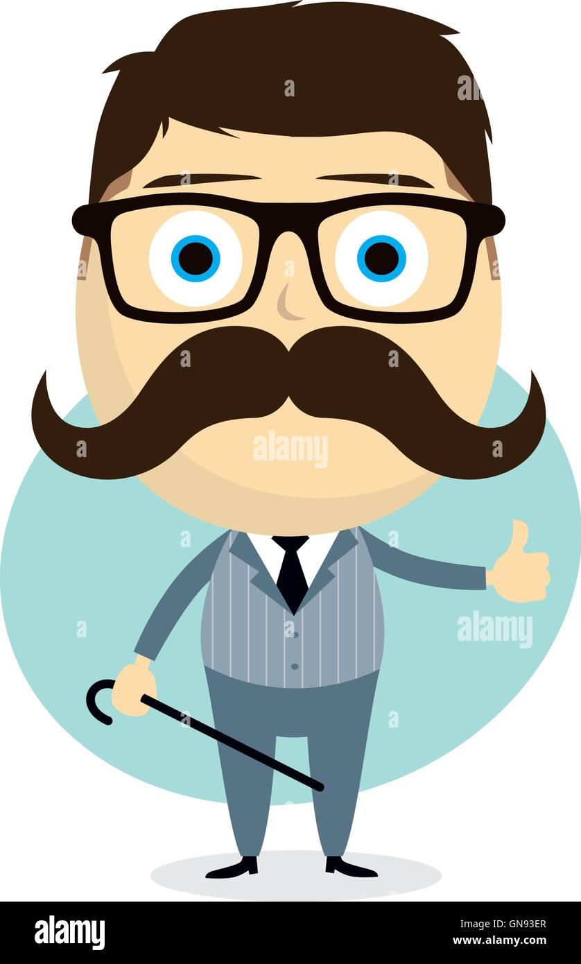 Victorian gentleman cartoon hi-res stock photography and images - Alamy