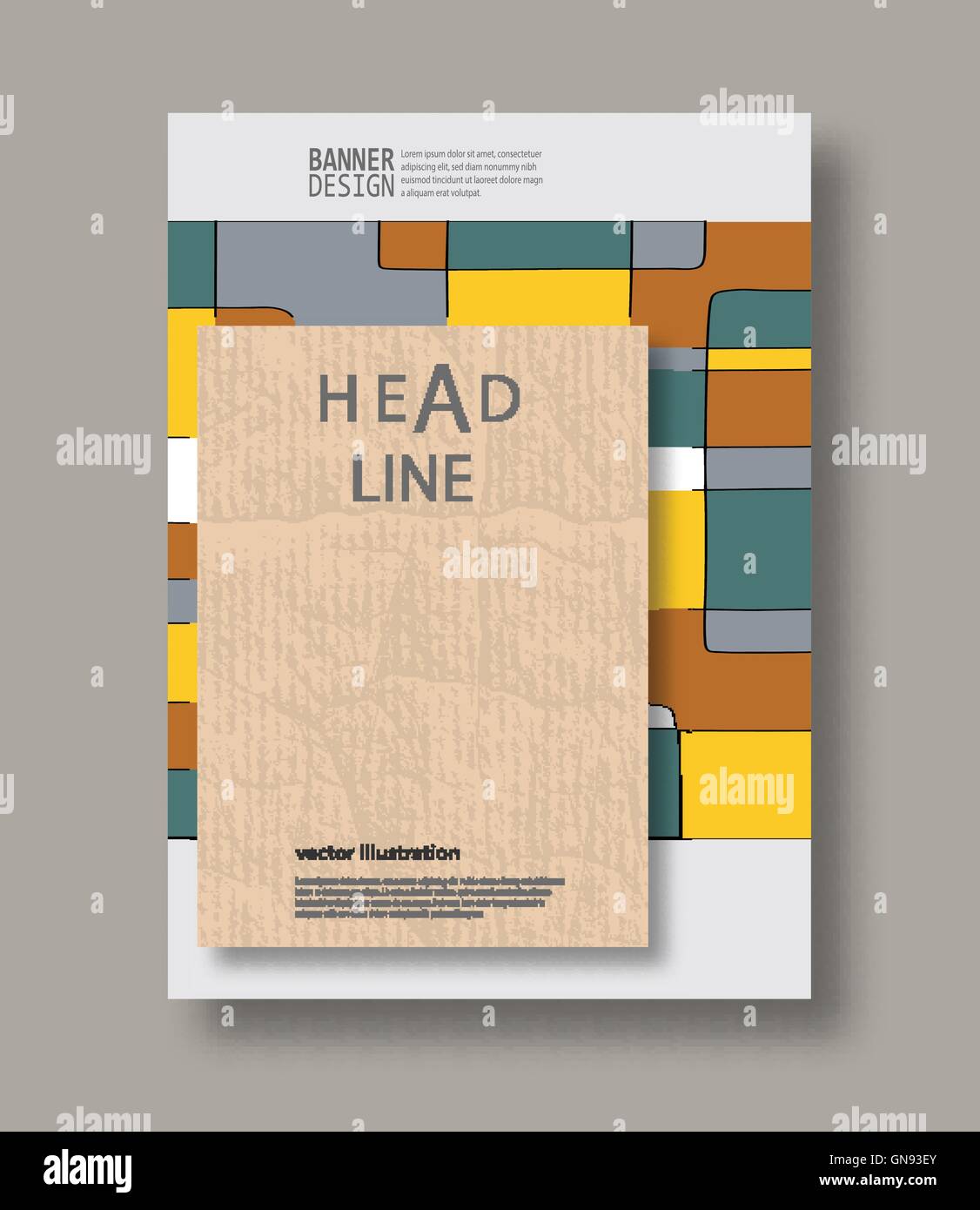 Set of abstract design templates Stock Vector Image & Art - Alamy