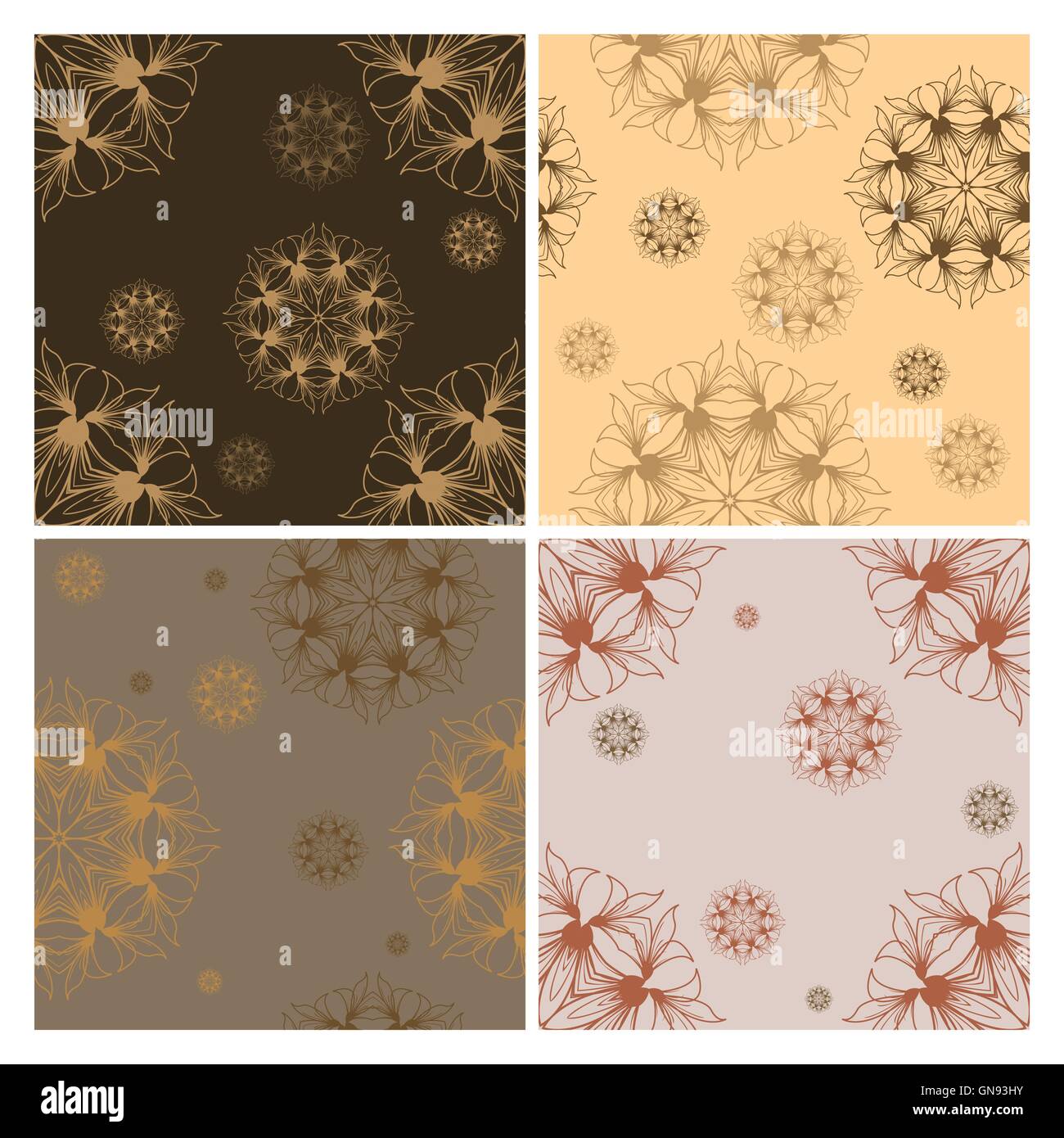 vector seamless patterns set Stock Vector Image & Art - Alamy