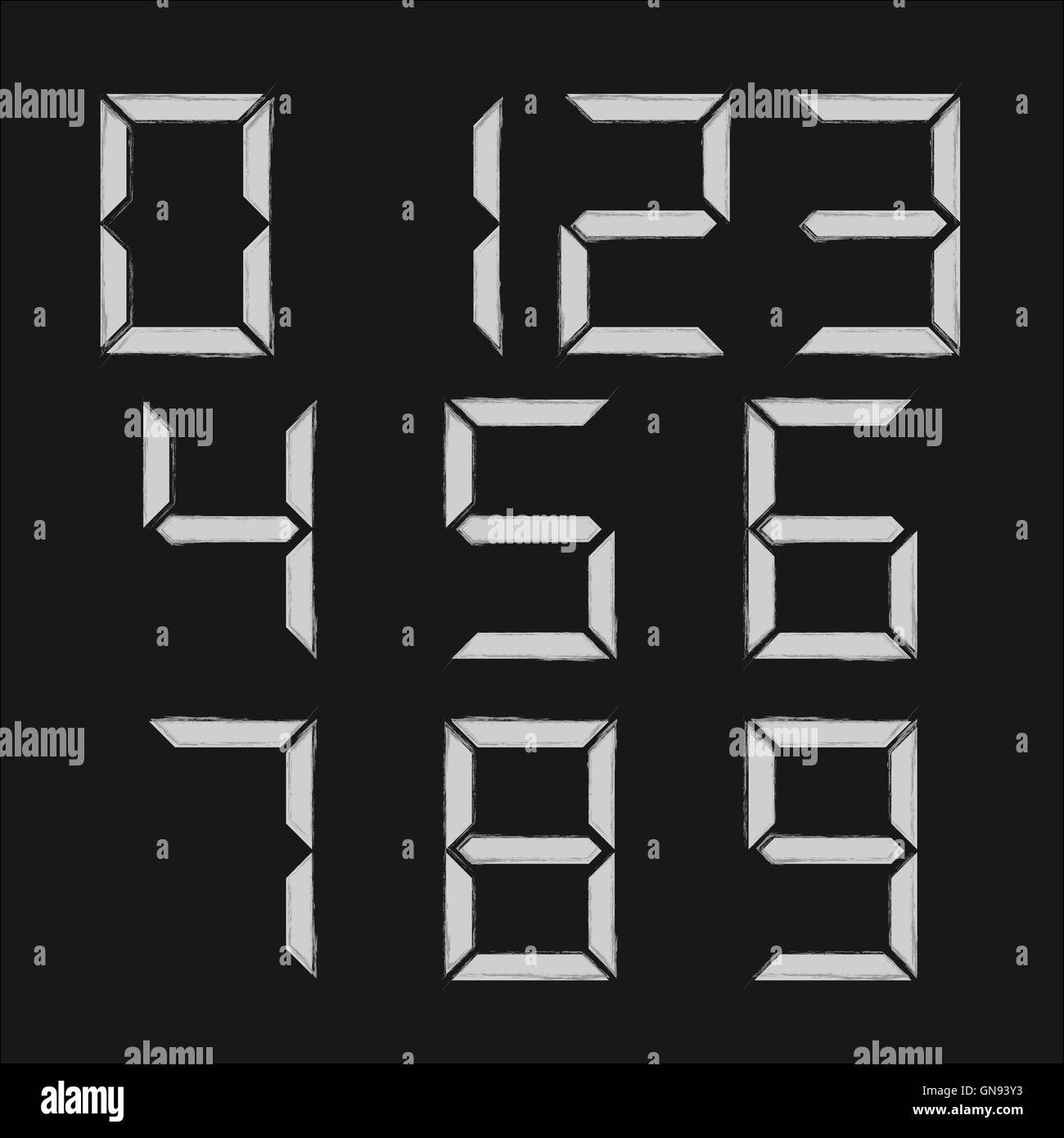 Digital numbers, vector illustration Stock Vector Image & Art - Alamy Digital numbers, vector illustration Stock Vector Image & Art - Alamy