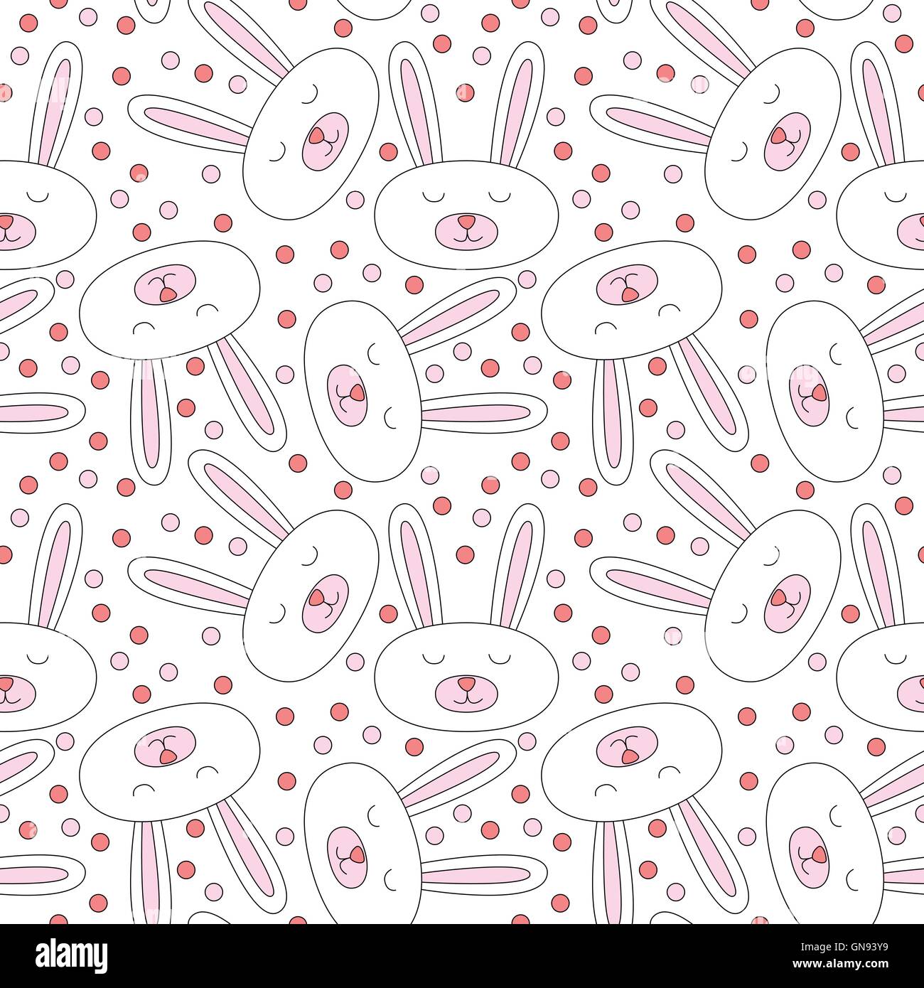 Bunny seamless pattern Stock Vector Image & Art - Alamy