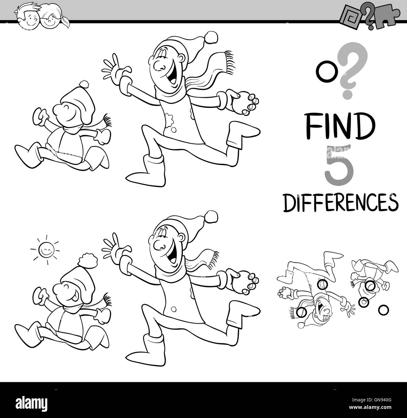 preschool task coloring book Stock Vector Image & Art - Alamy