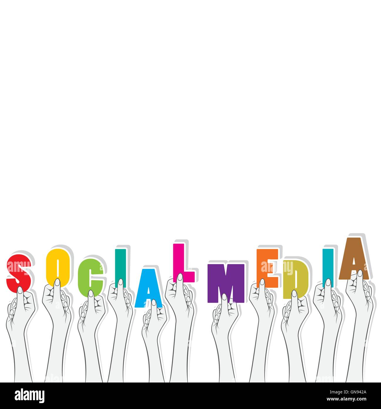 Hand and arms Stock Vector Images - Alamy