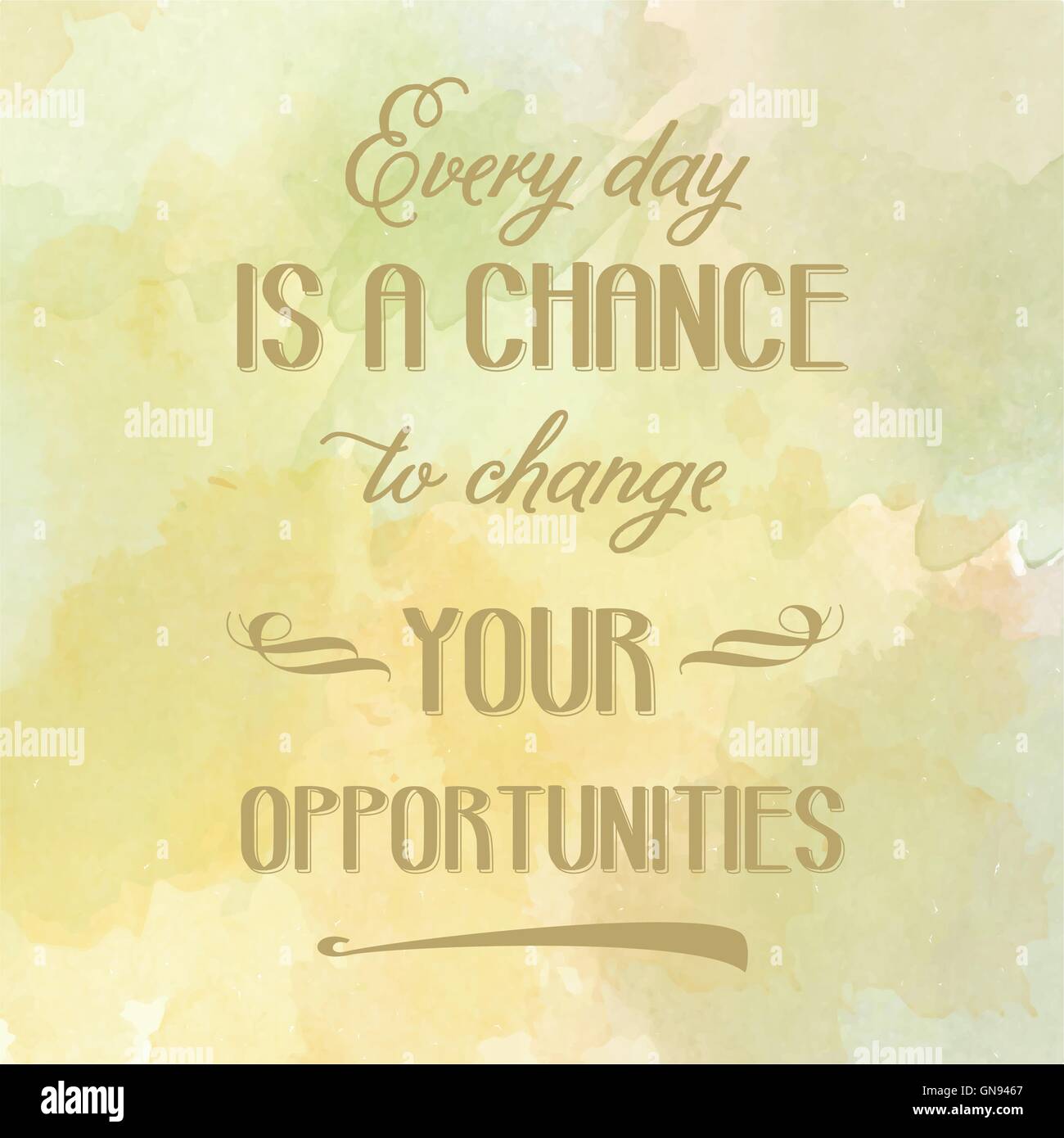 Motivation watercolor poster Stock Vector Image & Art - Alamy