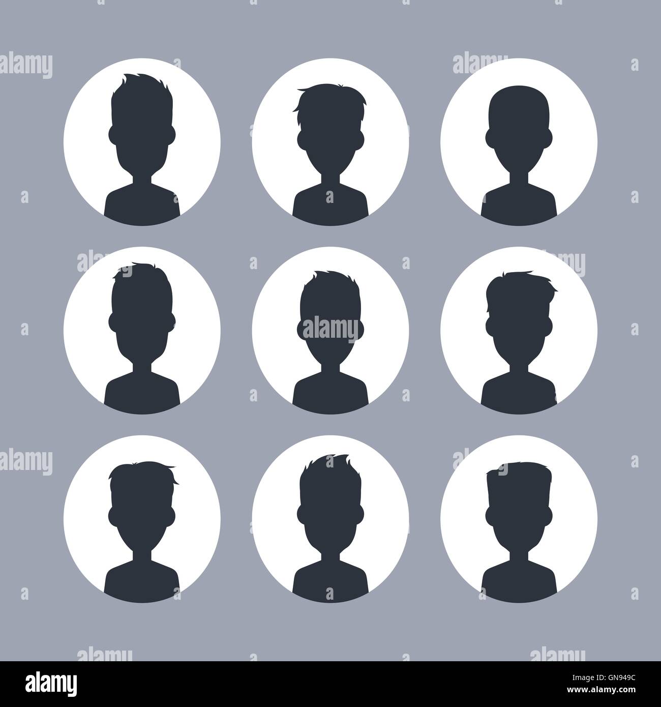 unknown male silhouette Stock Vector Image & Art - Alamy