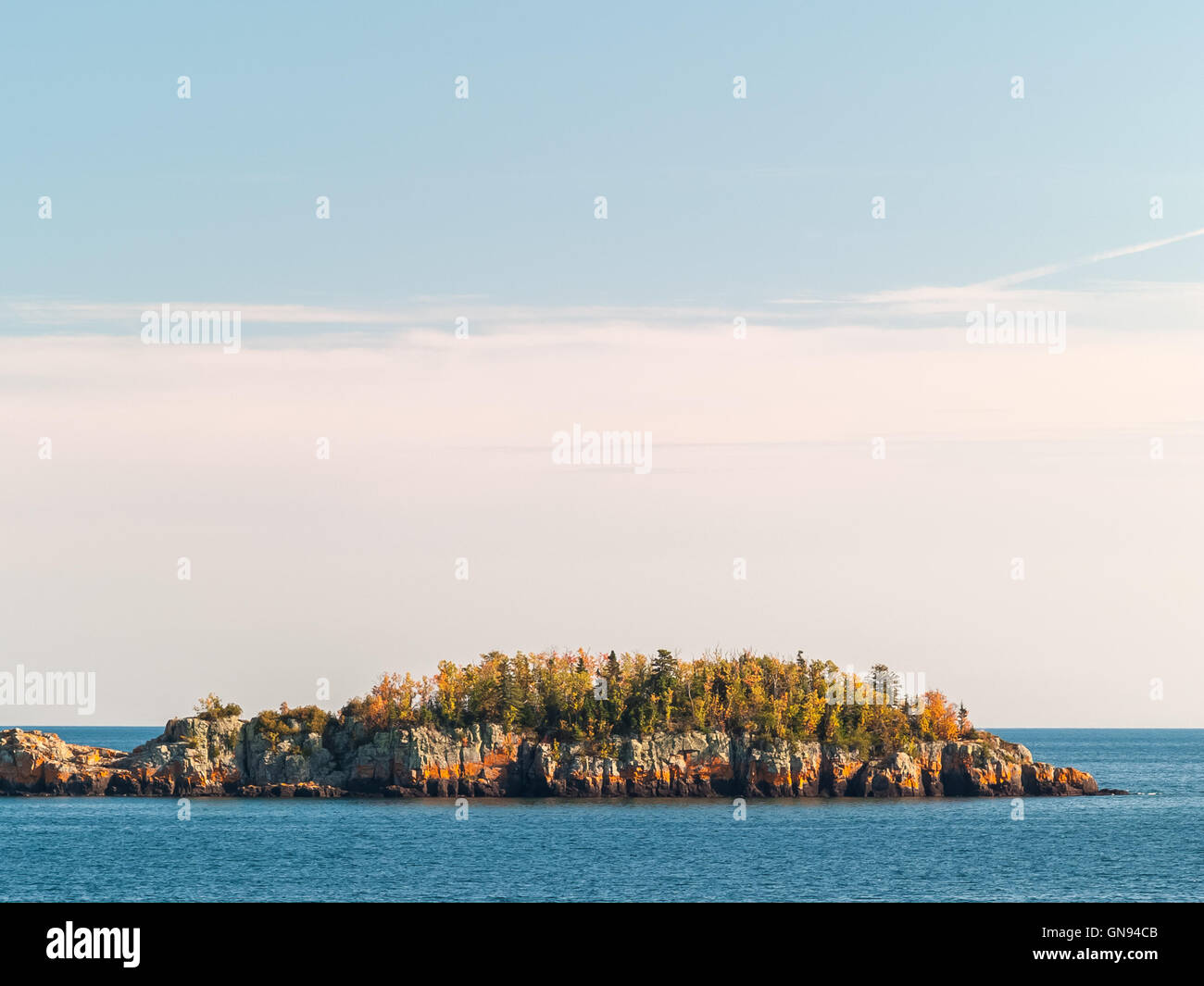 Isle Royale National Park. Scenics, rocks, water, forest. Lake Superior ...