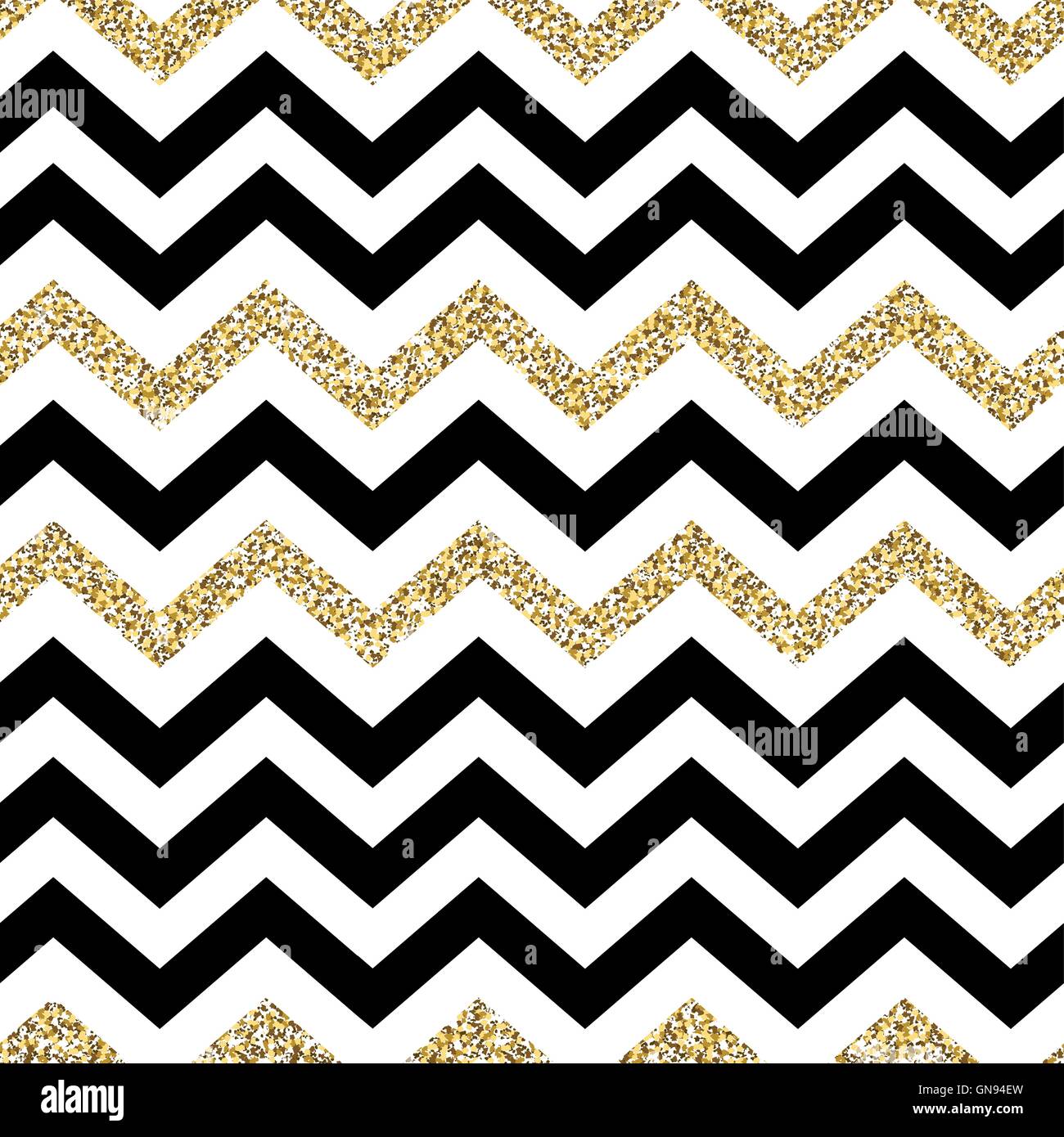 Chevron seamless pattern. Glittering golden surface Stock Vector Image ...