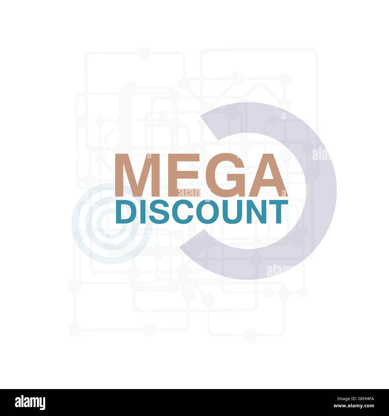 Mega Discount. Discount sticker. Offer sticker. Discount label. Special ...
