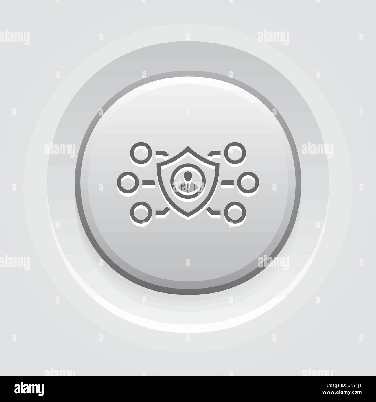 Secured Access Icon Stock Vector Image & Art - Alamy