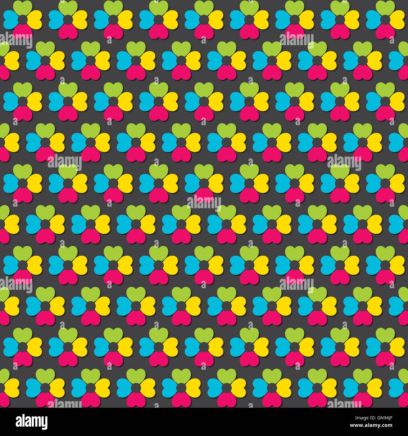 Flower pattern design Stock Vector Images - Alamy