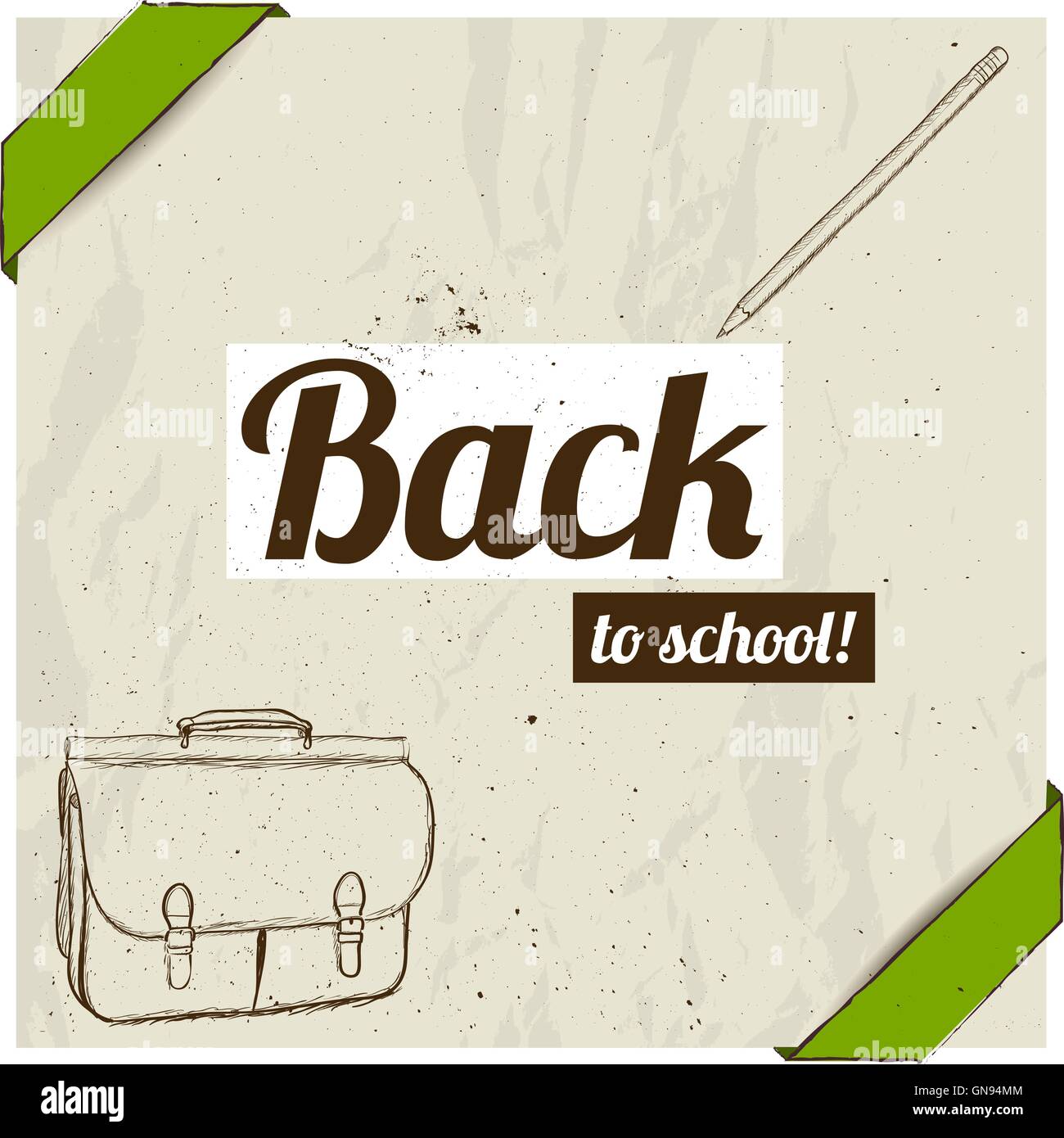 Back to school students Stock Vector Images - Alamy