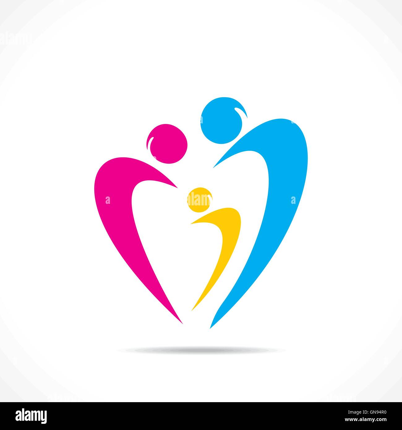 Creative family Stock Vector Images - Alamy