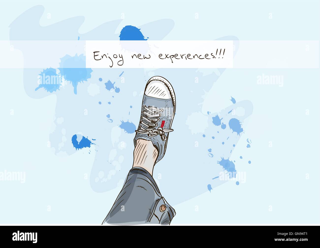 Experience the beauty Stock Vector Images - Alamy