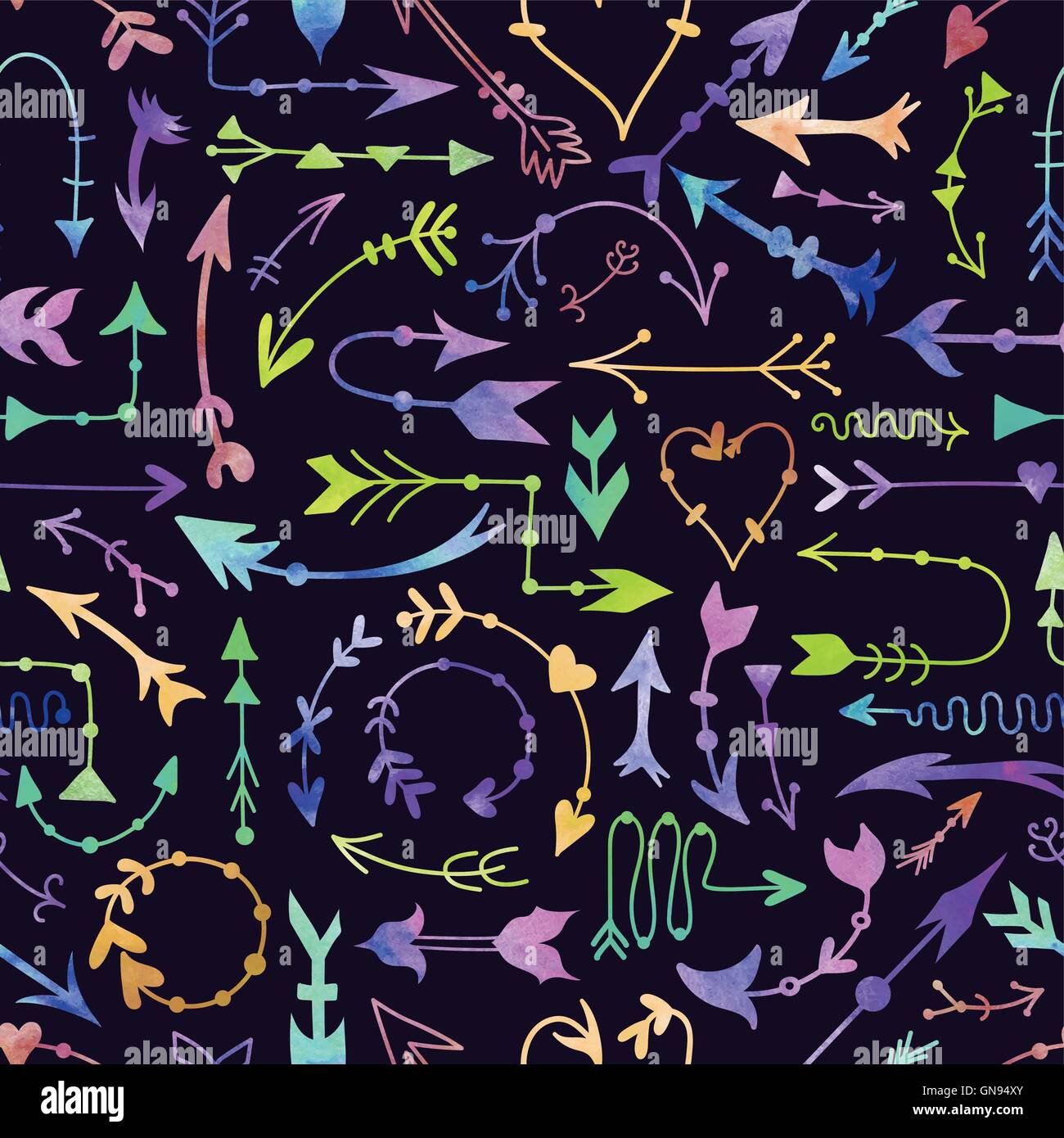 Tribal arrows background hi-res stock photography and images - Alamy