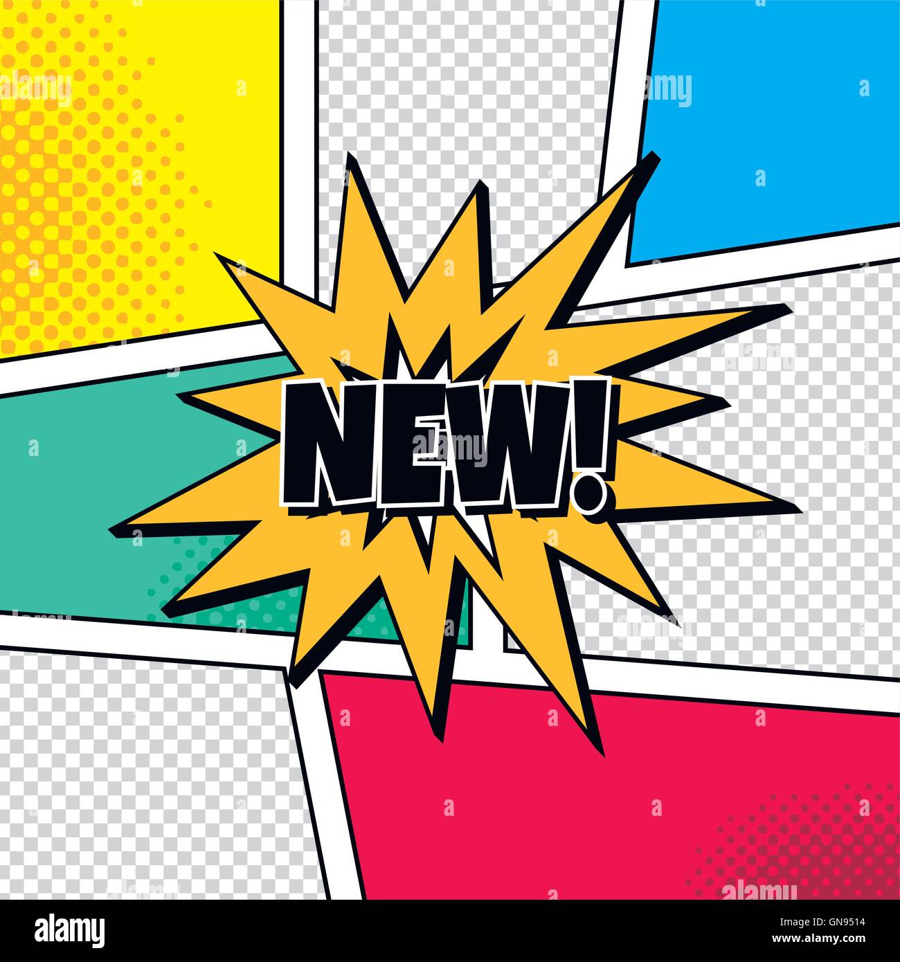 cartoon theme comic template Stock Vector Image & Art - Alamy