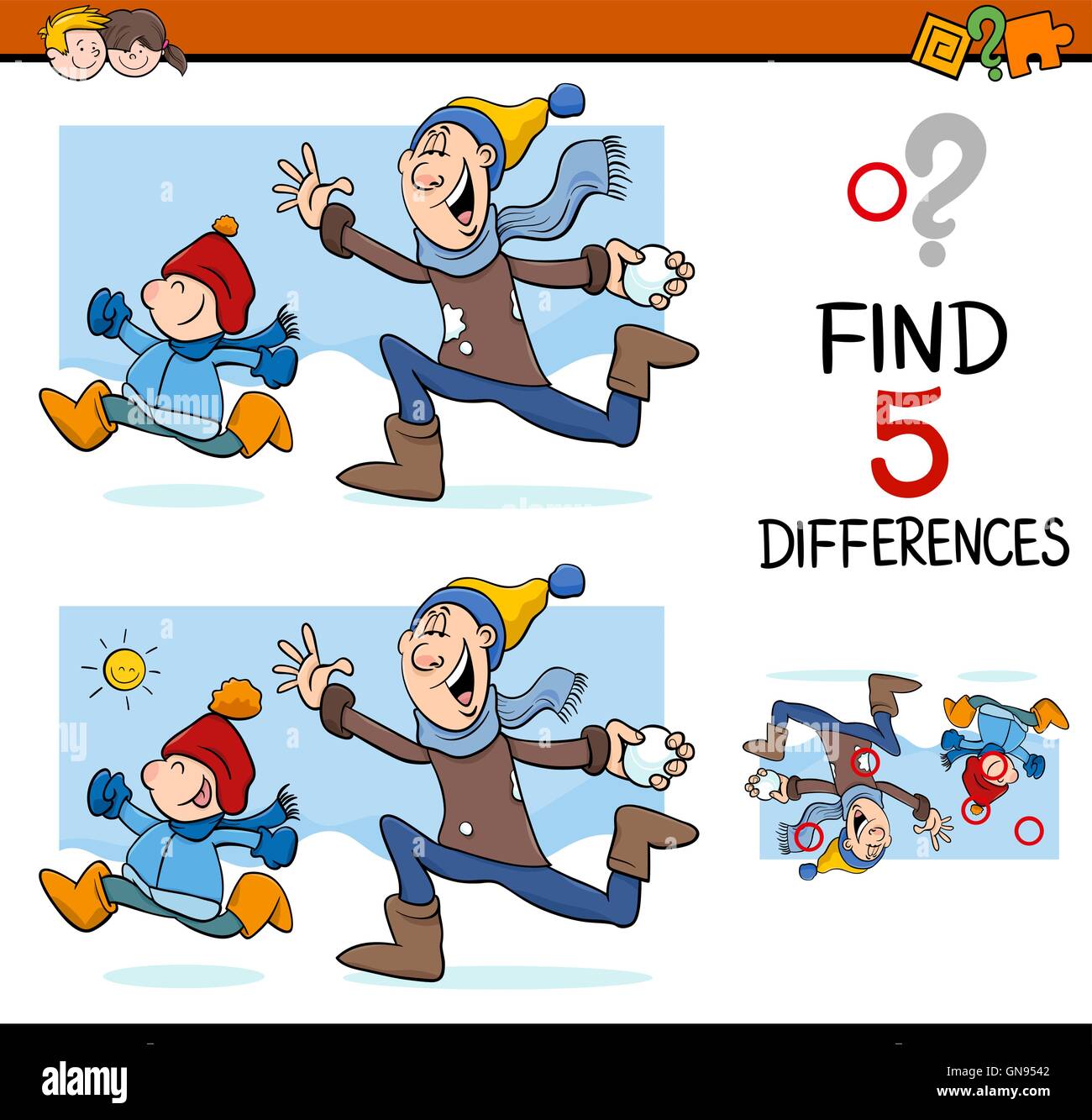 differences activity task Stock Vector Image & Art - Alamy