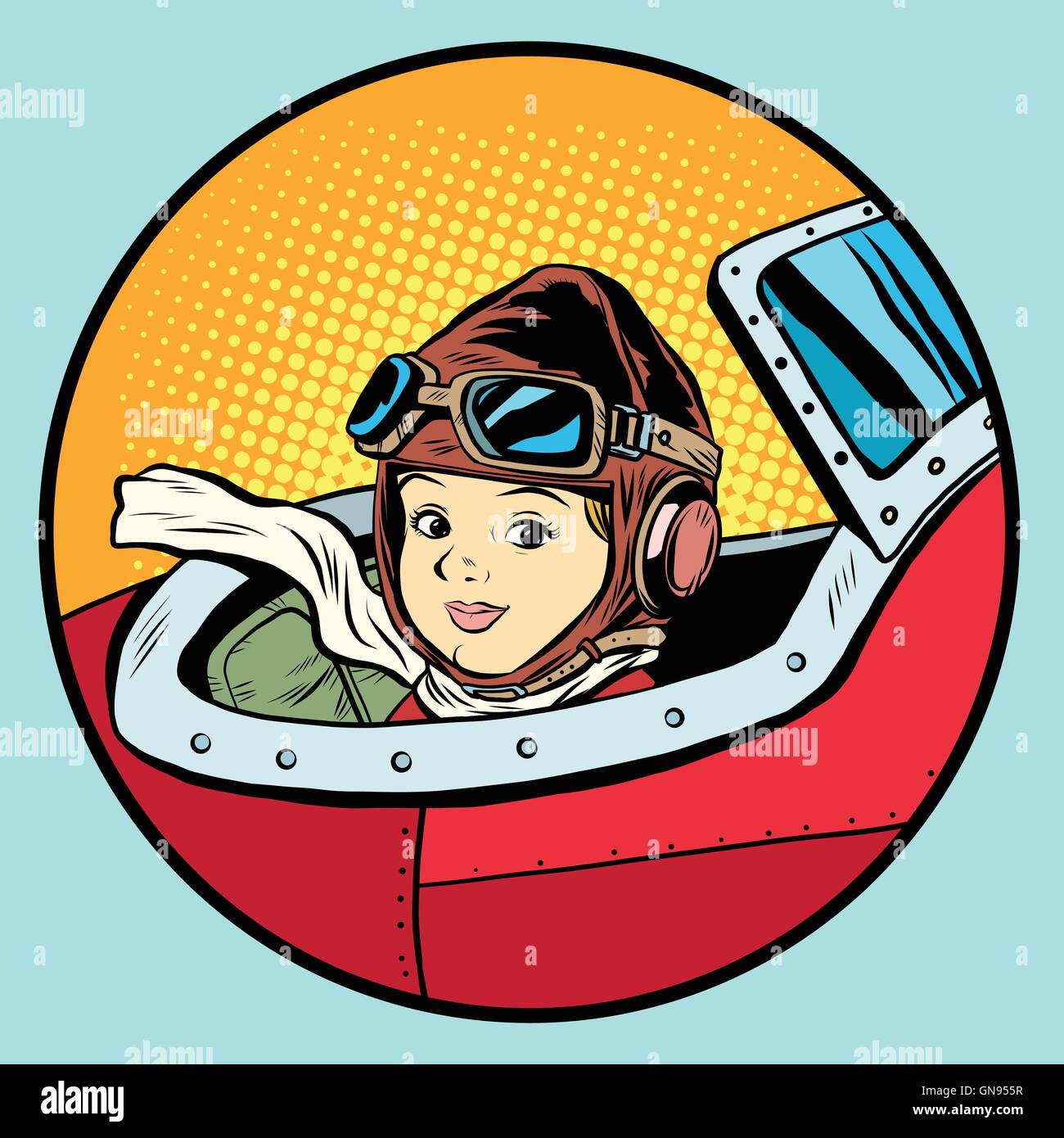 Children plane Stock Vector Images - Alamy