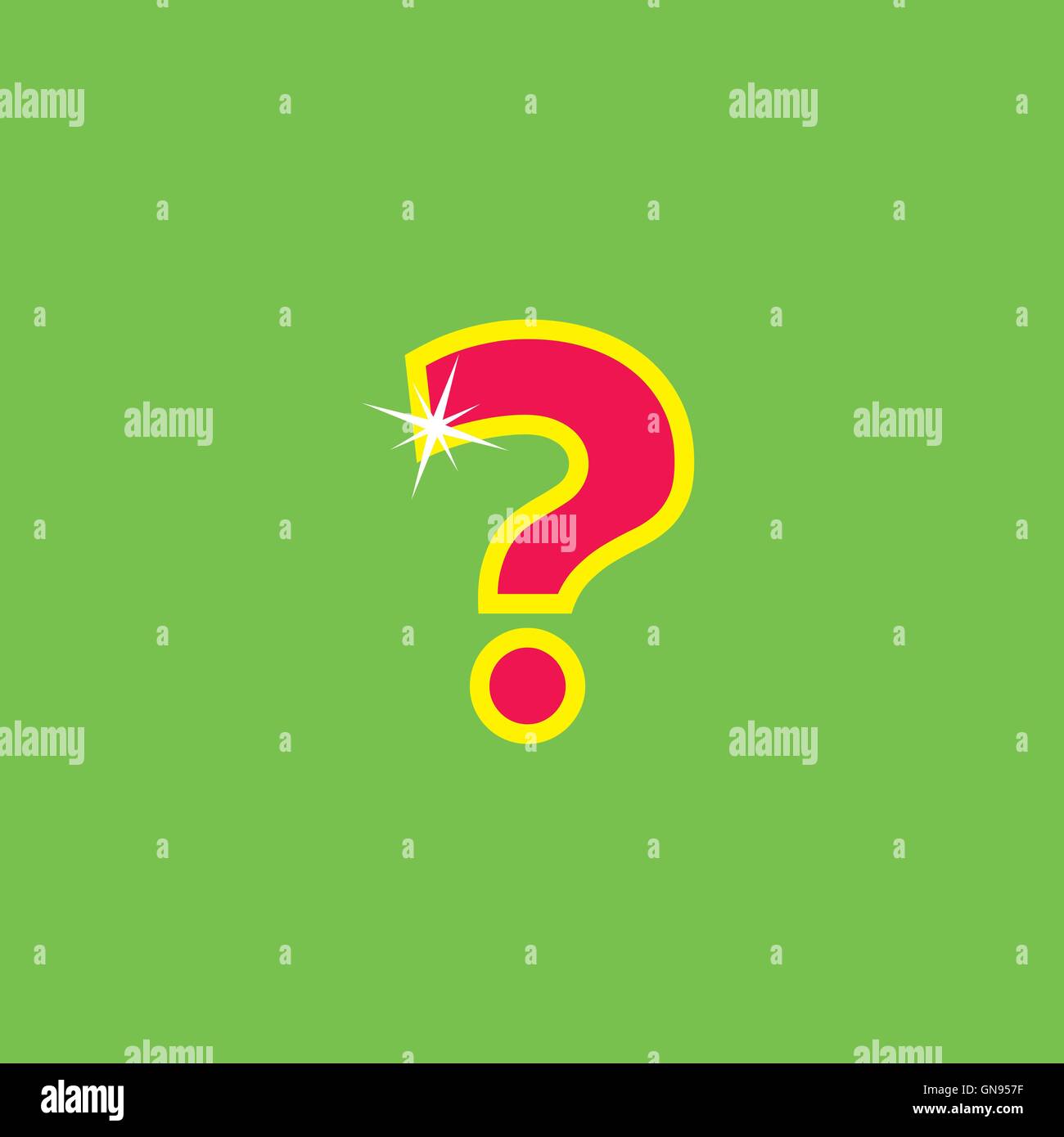 question mark cartoon icon button Stock Vector Image & Art - Alamy