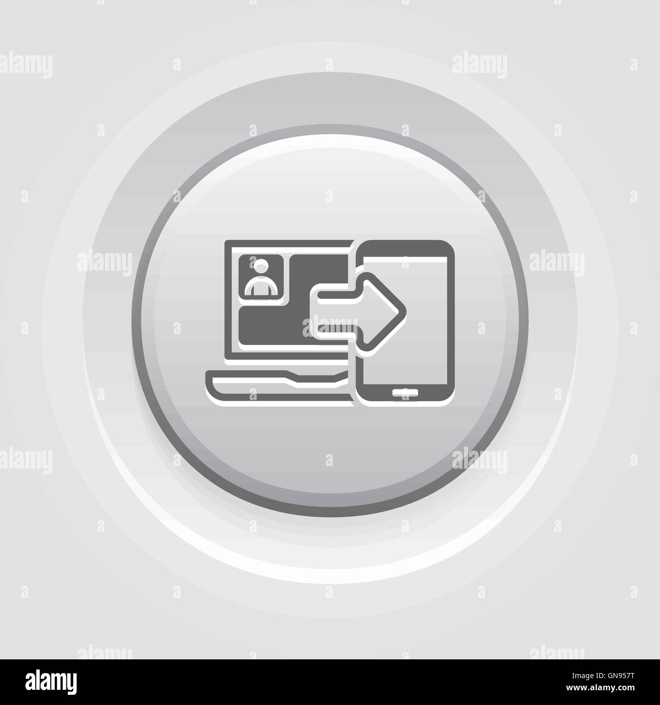 Synchronization Icon Concept Stock Vector Image & Art - Alamy