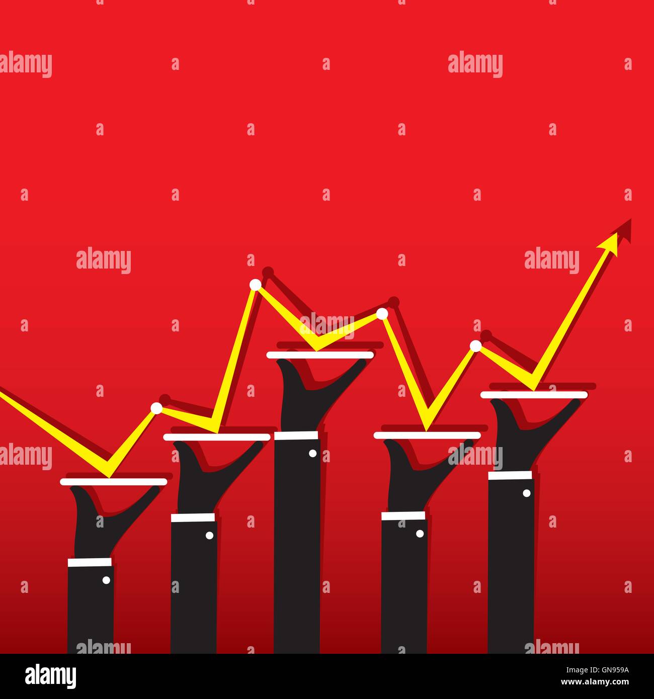 Business concept graphs charts Stock Vector Images - Alamy