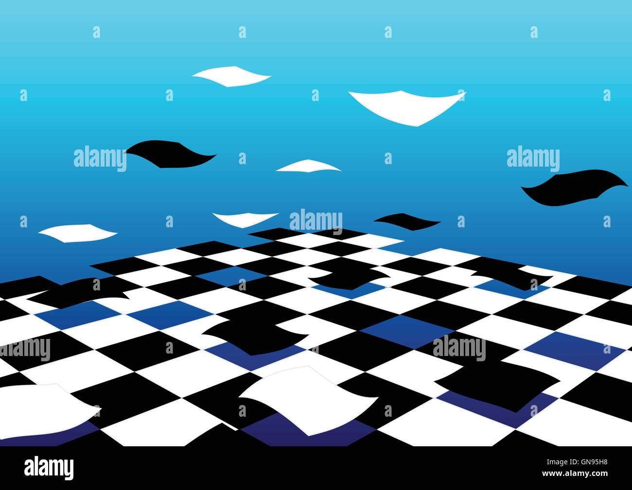 Abstract Flying Floor Background Stock Vector Image & Art - Alamy