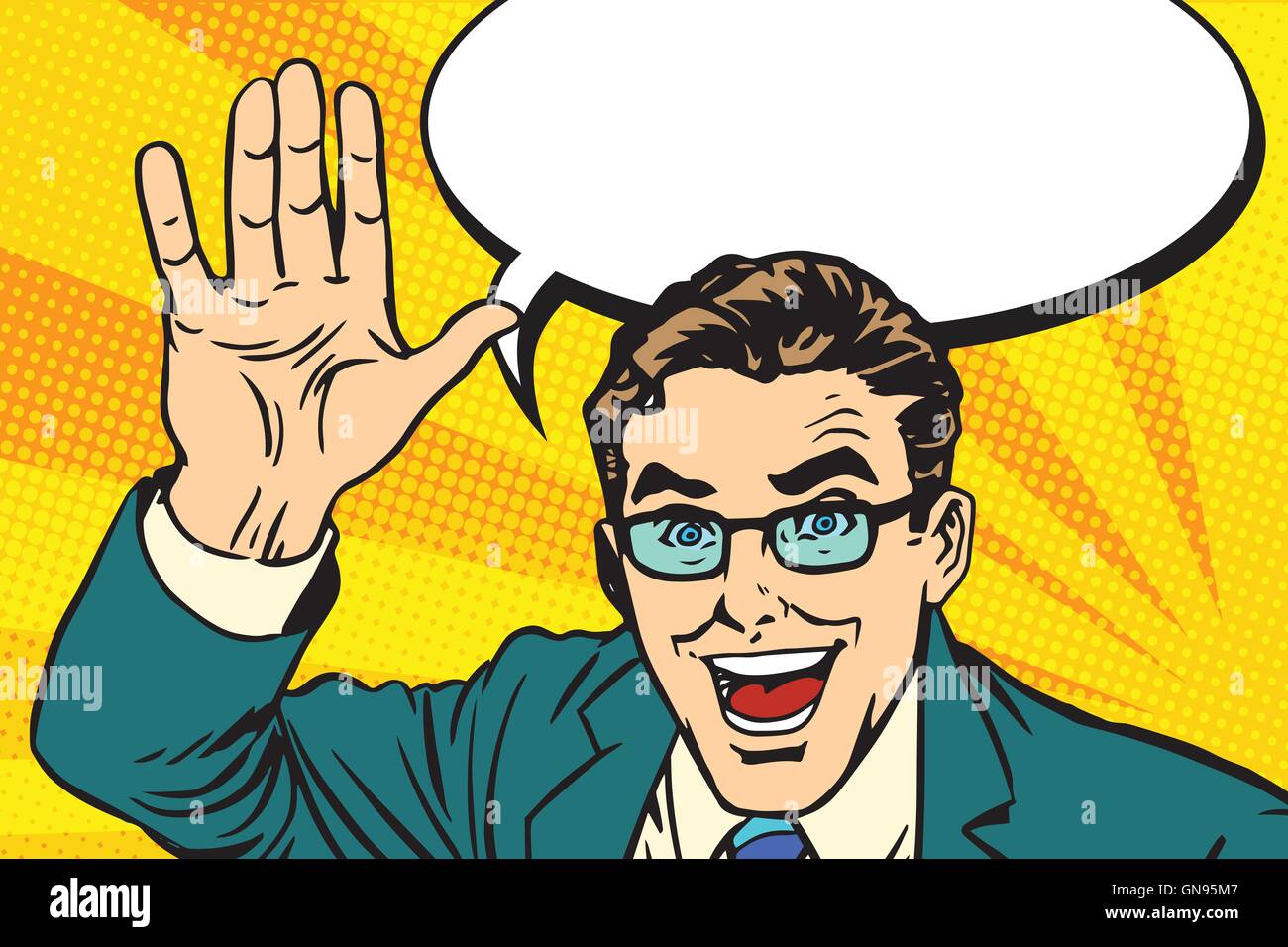 High five teamwork team Stock Vector Images - Alamy