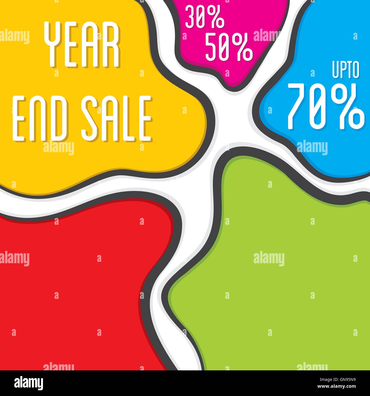 creative big offer discount banner or flyer design vector Stock Vector ...