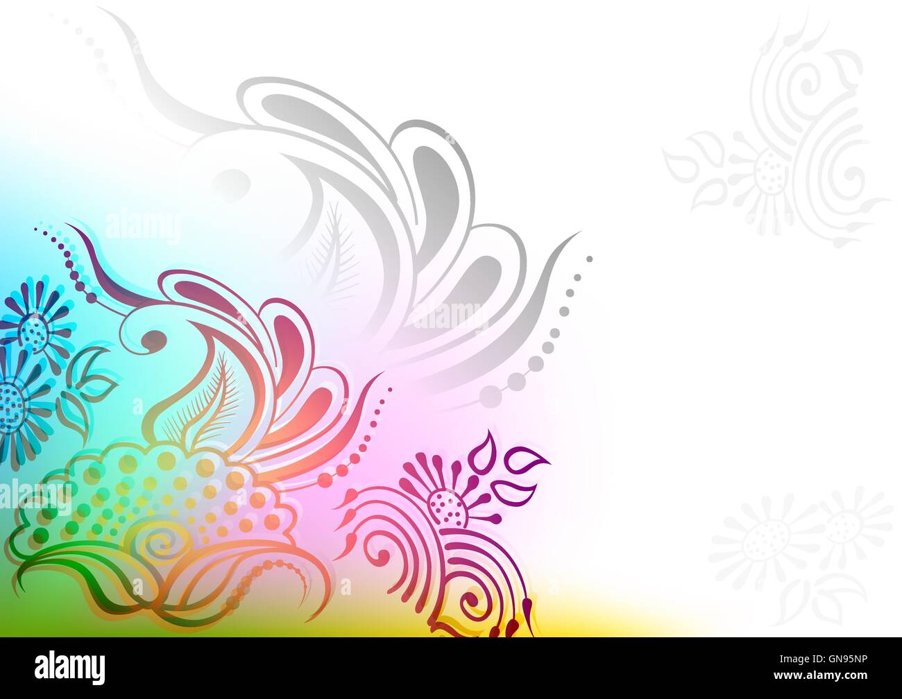 Abstract flora Stock Vector Images - Alamy
