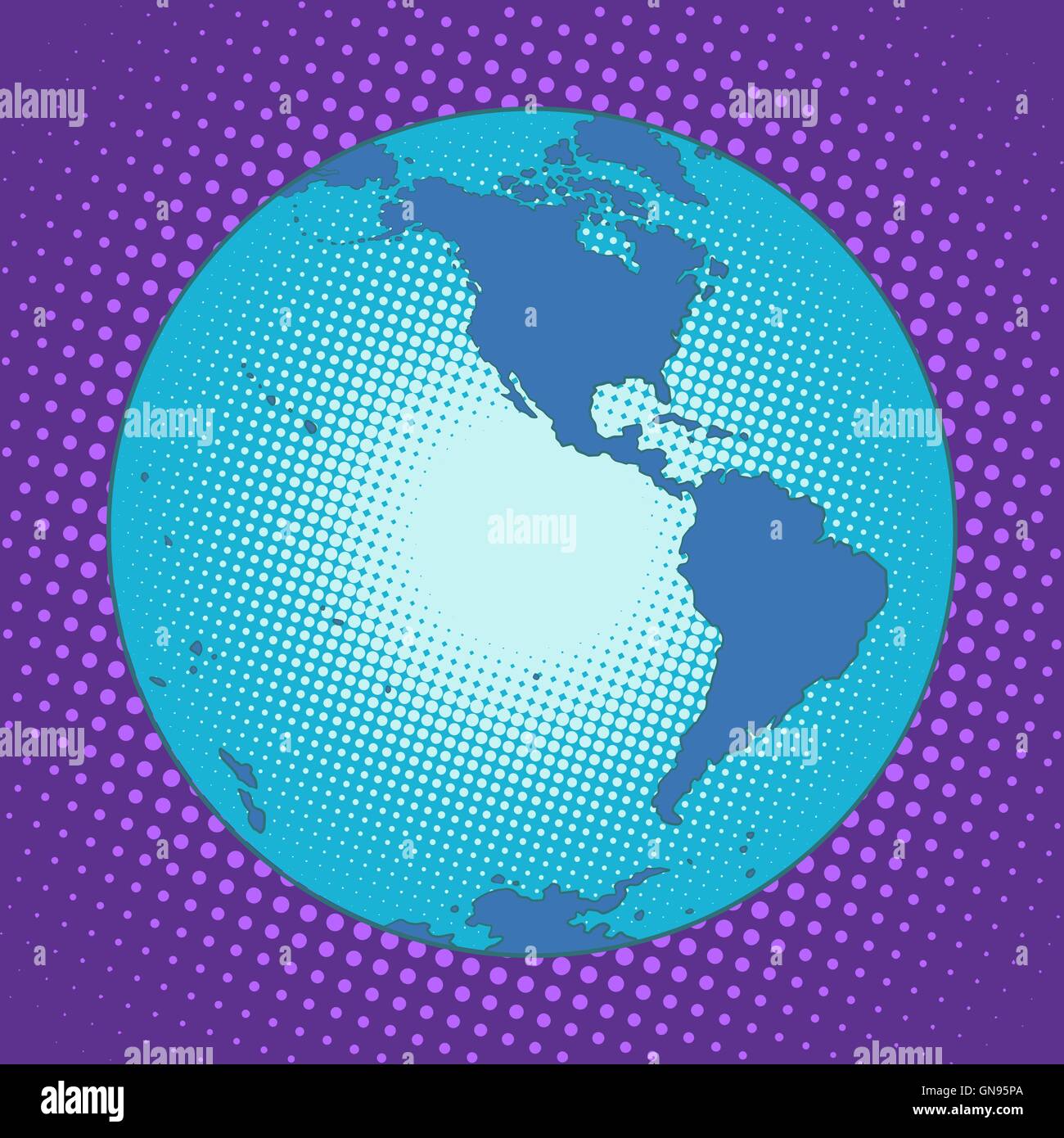 Globe Western Hemisphere
