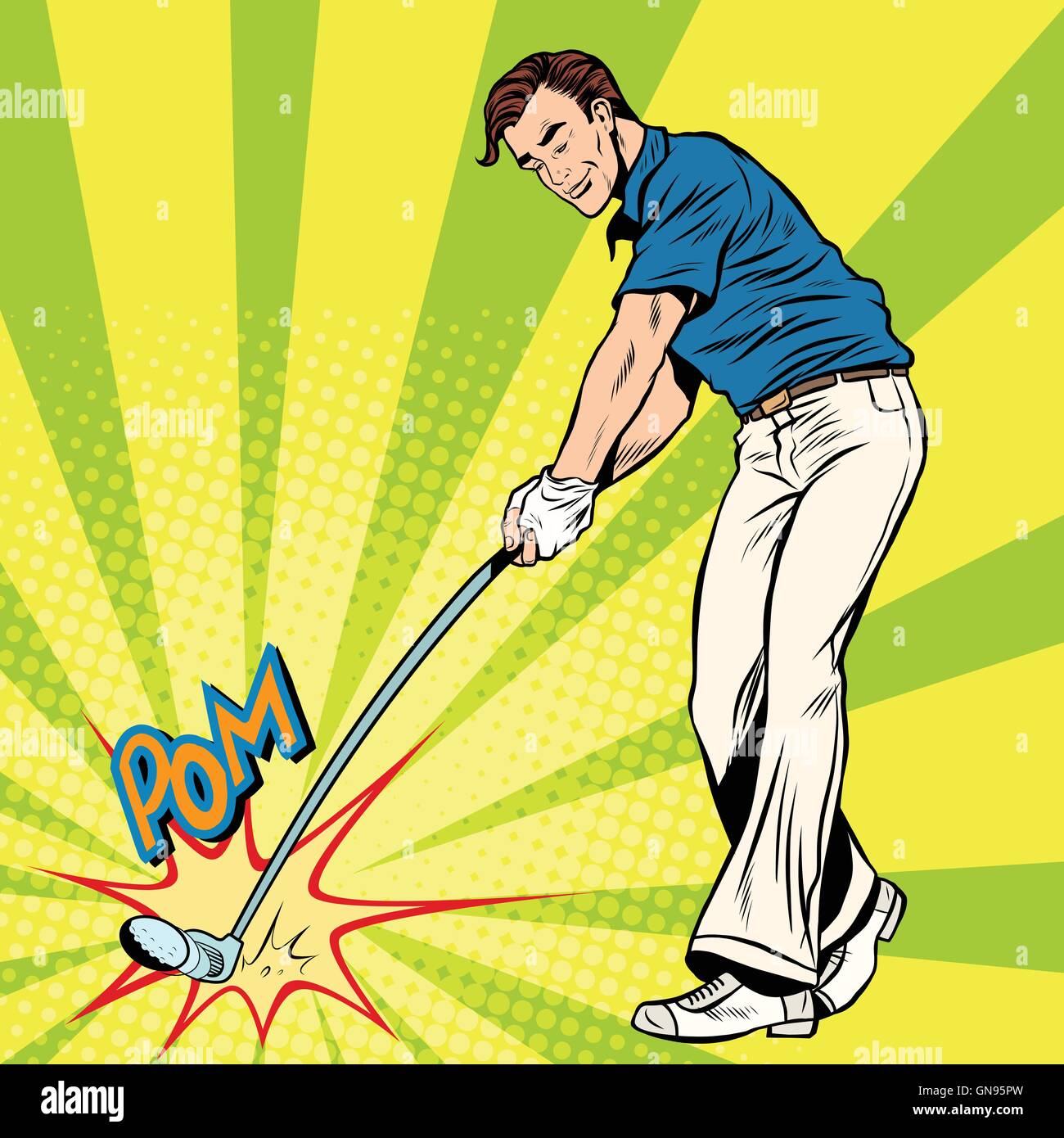 Golf ball vector art hi-res stock photography and images - Alamy