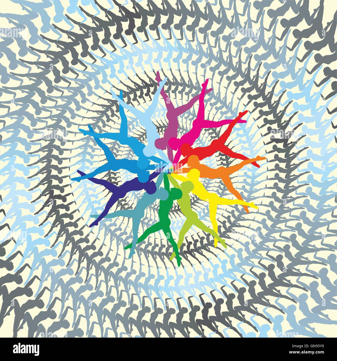 Gymnast Stock Vector Images - Alamy