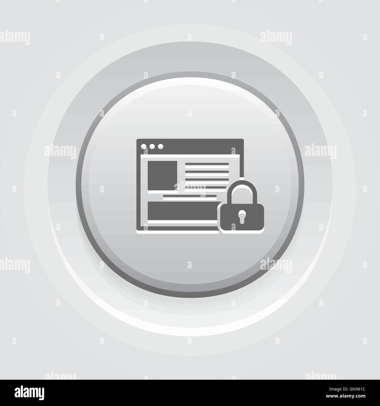 Online security icon hi-res stock photography and images - Alamy