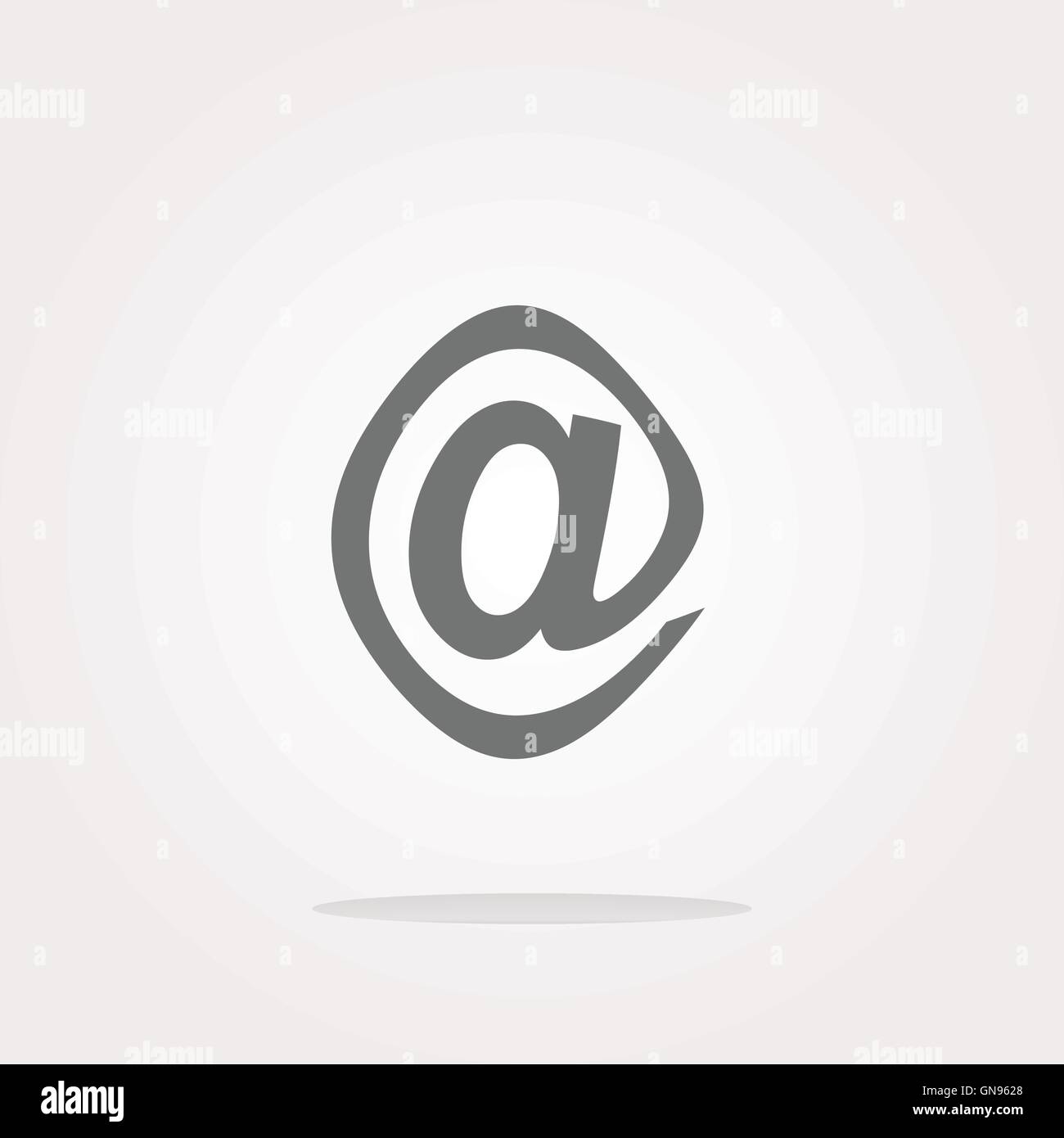 vector E-mail icon glossy button Stock Vector Image & Art - Alamy