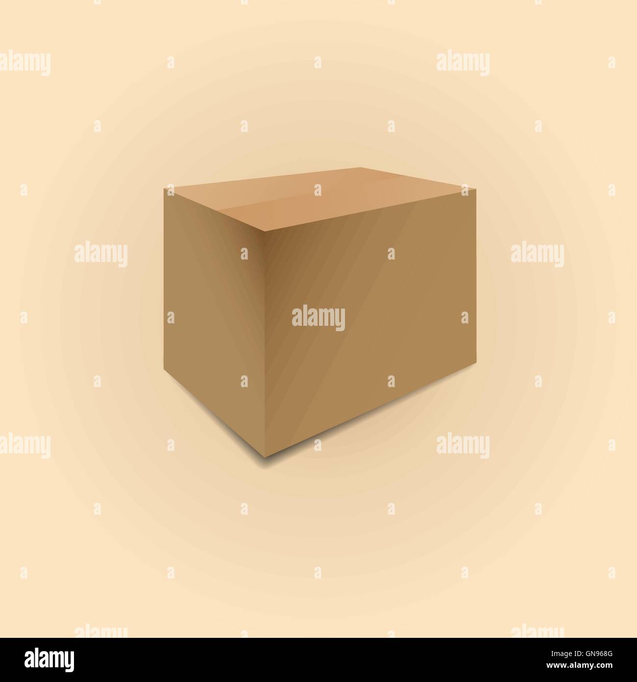 Cardboard box vector illustration Stock Vector Image & Art - Alamy