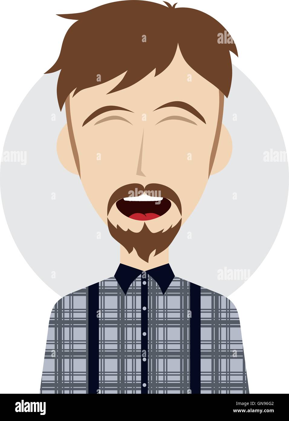 funny laughing guy Stock Vector Image & Art - Alamy