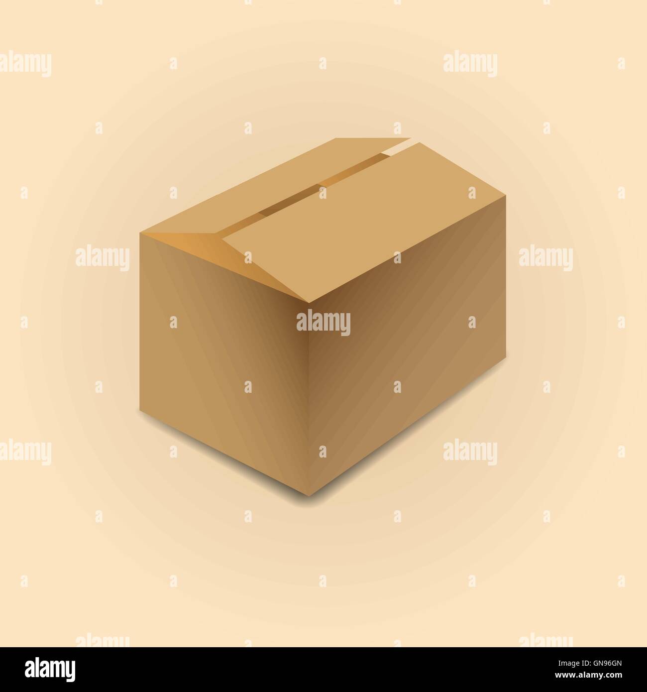 Cardboard box vector illustration Stock Vector Image & Art - Alamy