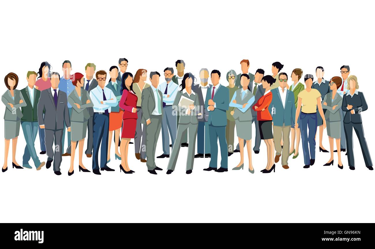 Meeting business people discussion Stock Vector Images - Alamy