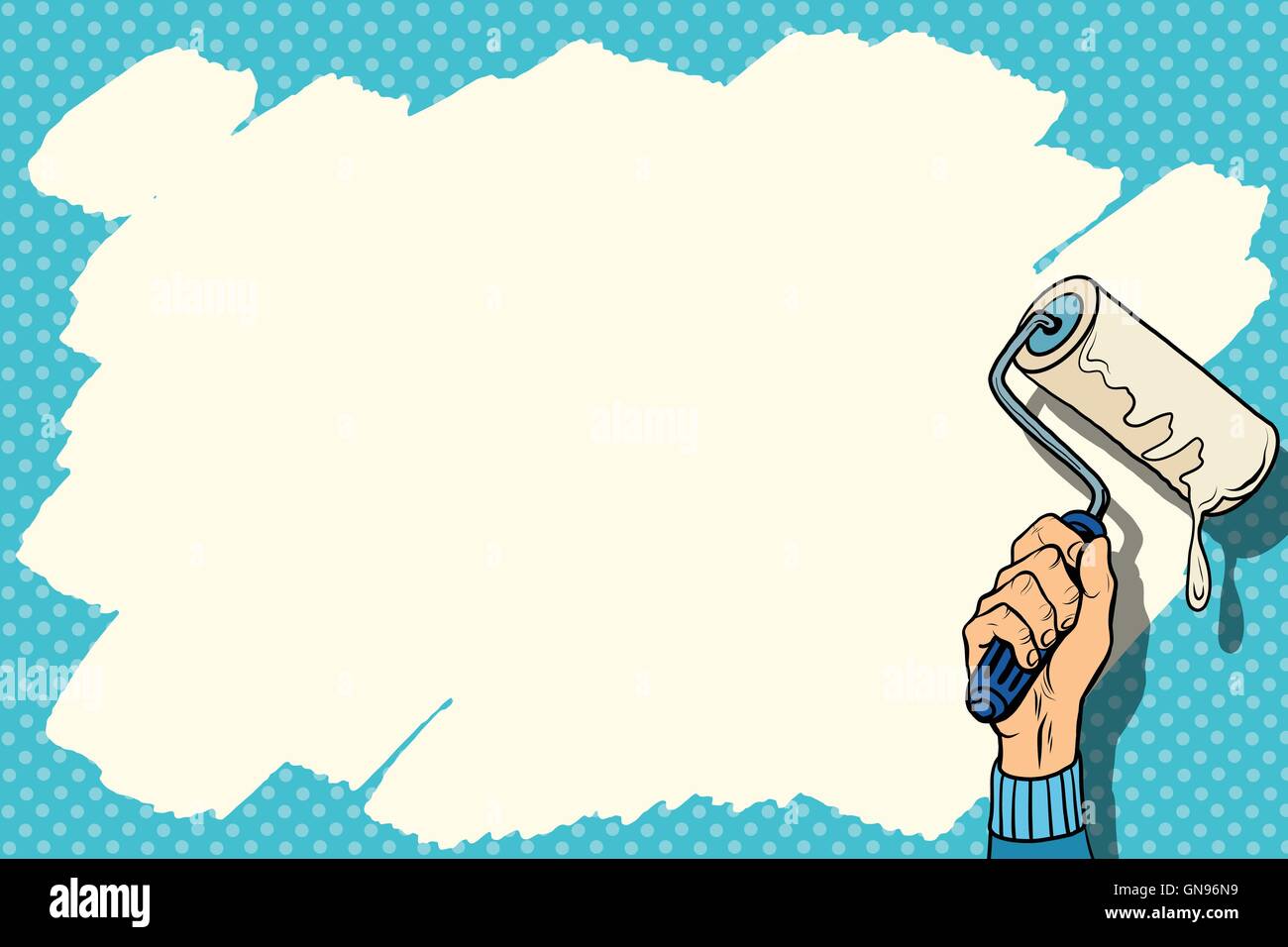 Paint background for the text Stock Vector Image & Art - Alamy