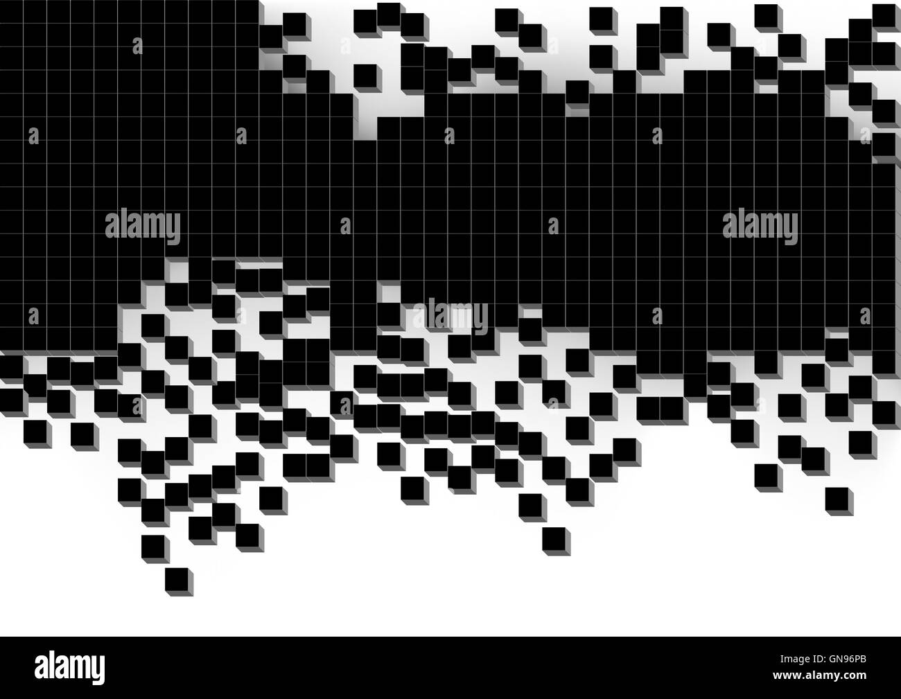 Scattered Cubes Background Stock Vector Image & Art - Alamy