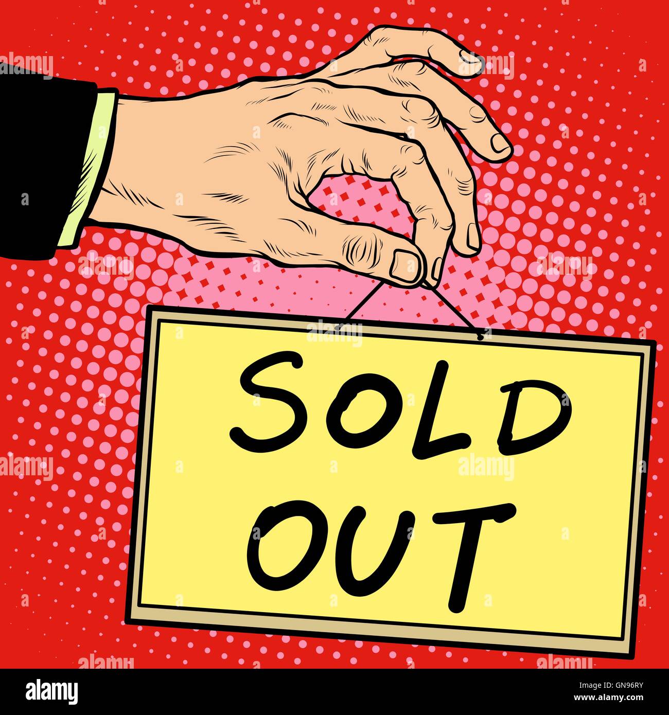 Holding sold Stock Vector Images - Alamy