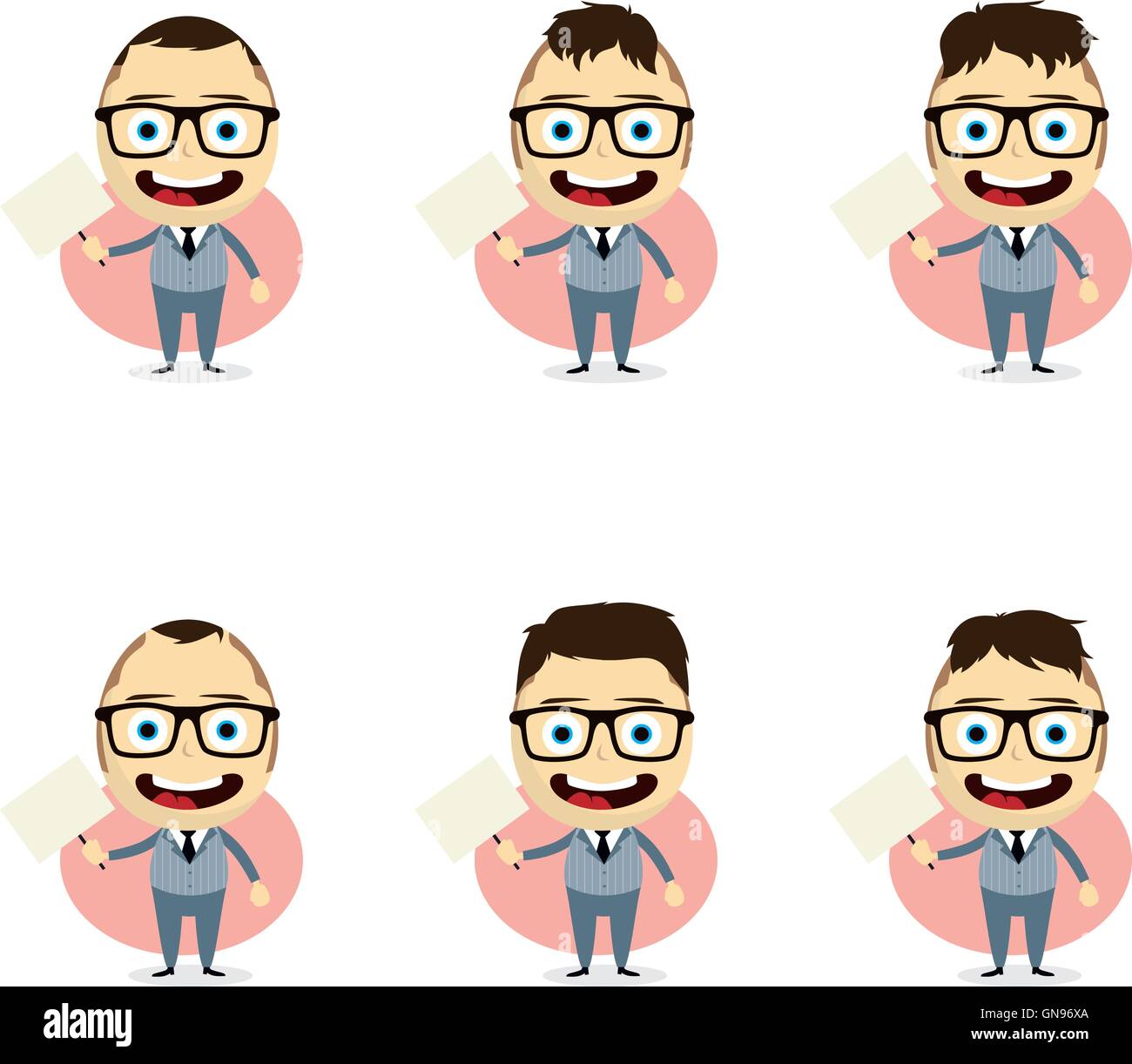 businessman cartoon set Stock Vector Image & Art - Alamy