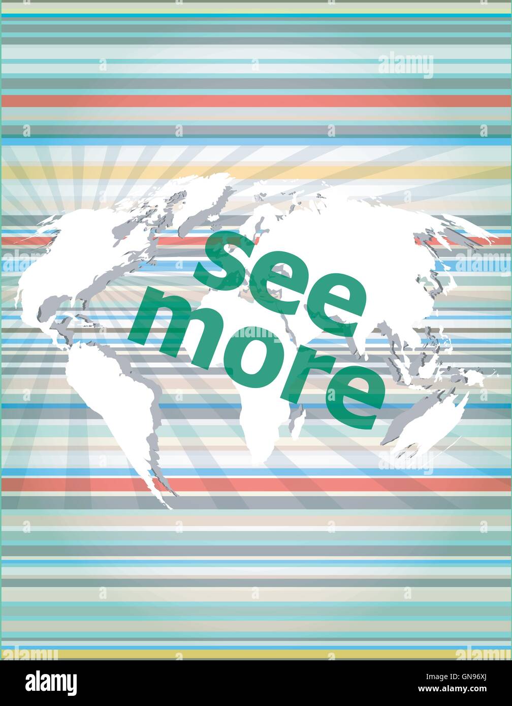 Education concept: words see more on digital background vector ...