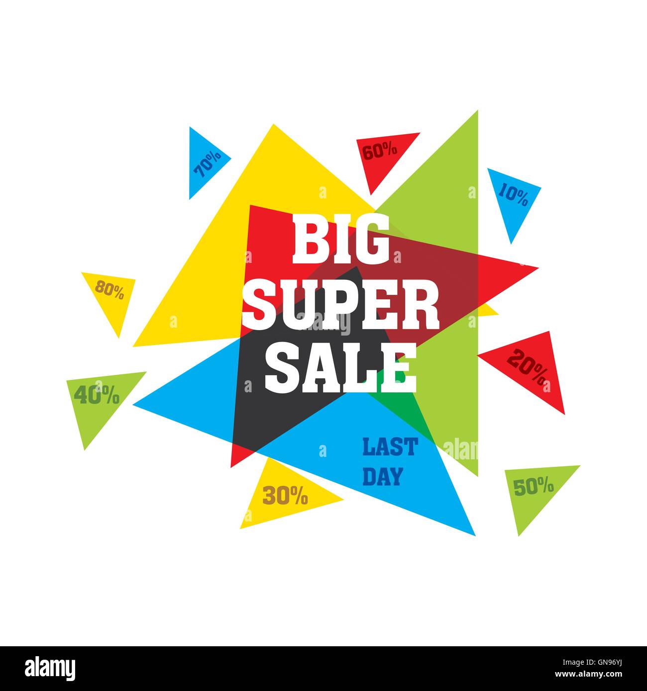Super sale abstract geometric Stock Vector Images - Alamy